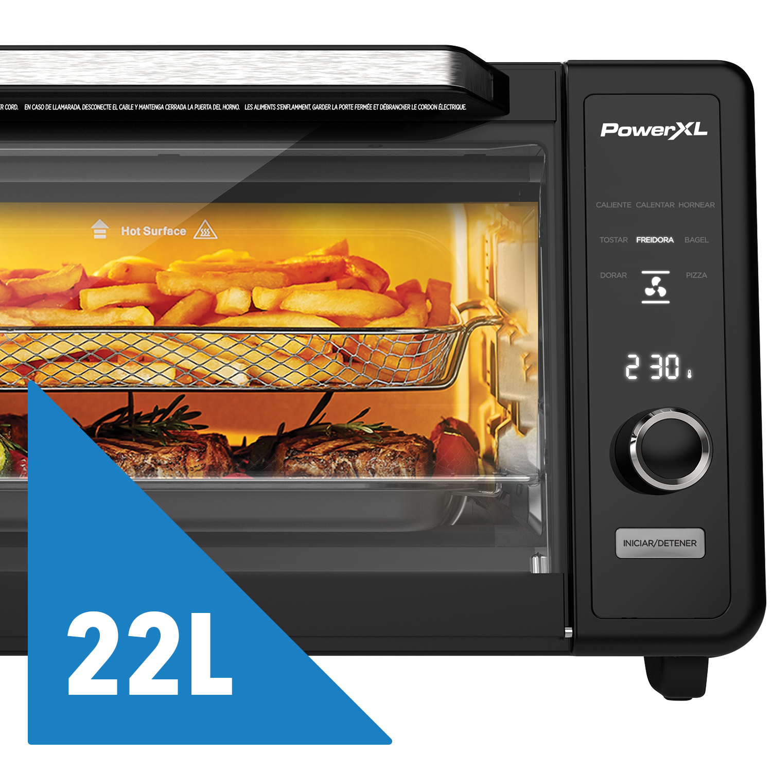 Freidora de aire PowerXL inteligente de 5.7 litros | PowerXL