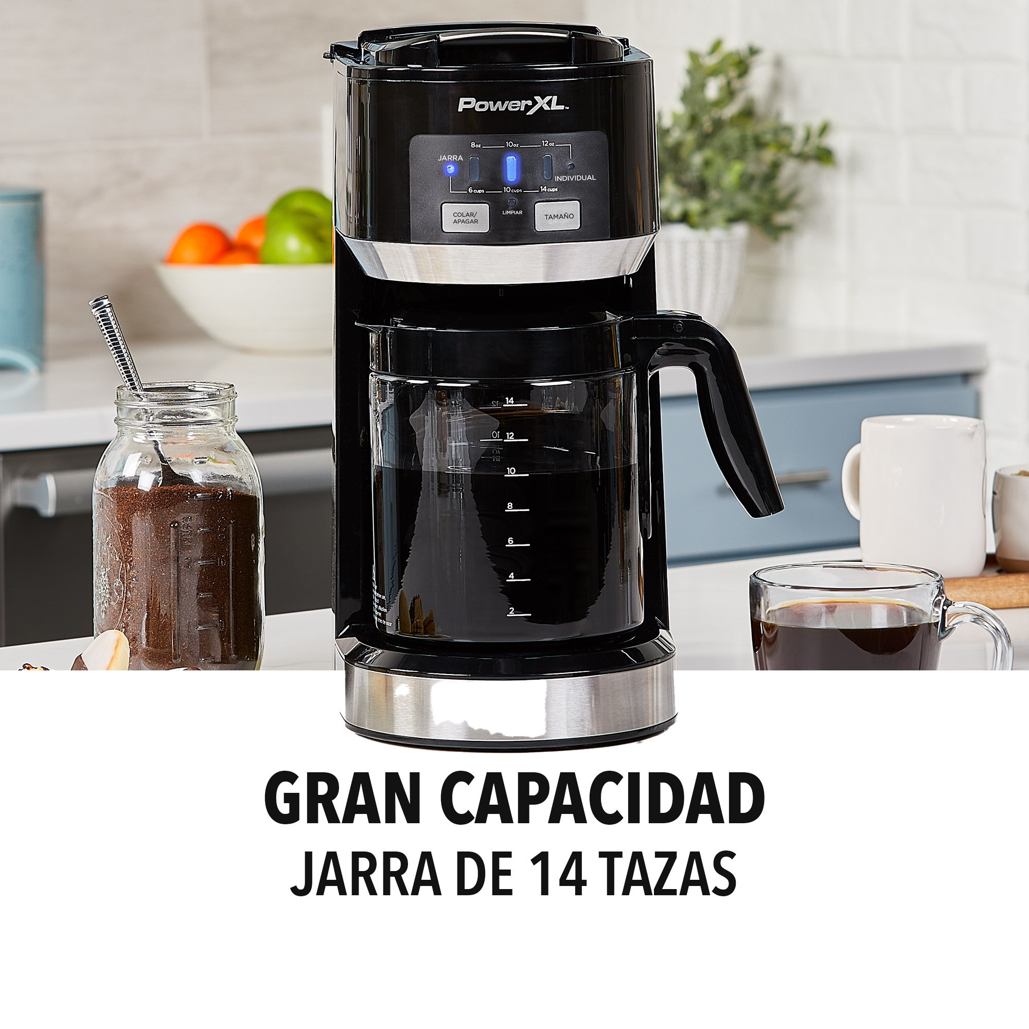 Cafetera de 14 tazas PowerXL DualBrew al precio que buscas