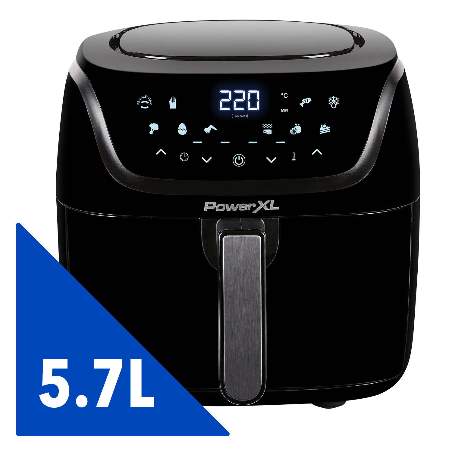 Freidora de aire PowerXL inteligente de 5.7 litros | PowerXL